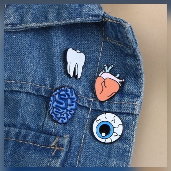 Accessories | Anatomy Enamel Pin Set | Poshmark